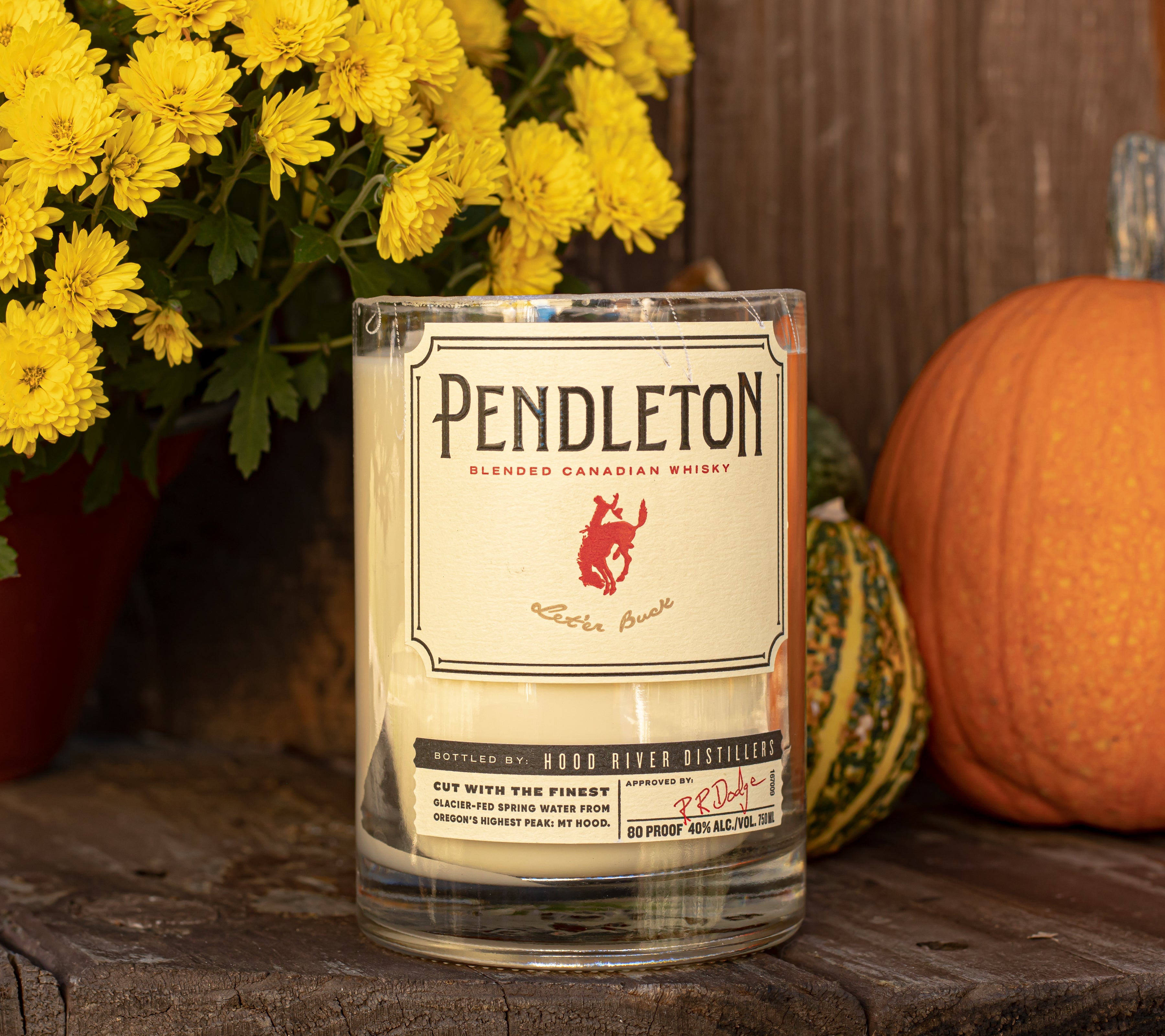 Pendleton Bottle – Rough Cut Candles